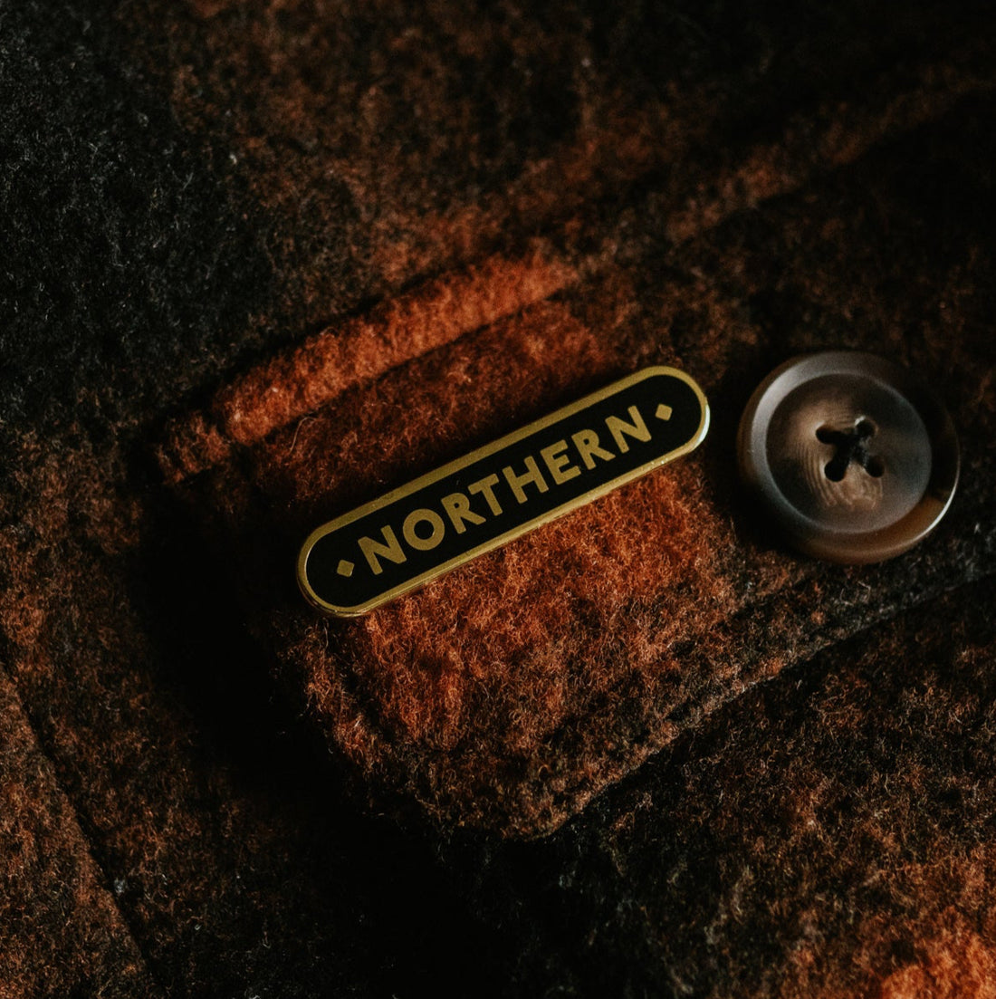 NORTHERN - ENAMEL PIN – Right Nice Stuff